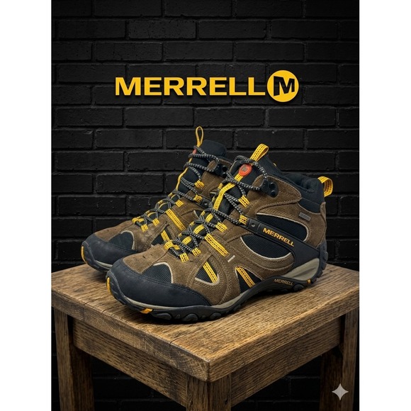 Merrell | Shoes | Merrell Yokota Trail Mid Waterproof Hiking Boots Mens ...
